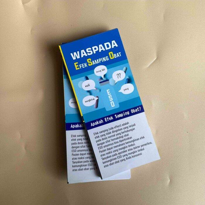 Media Promosi Kesehatan, Flyer Efek Samping Obat, Brosur Farmasi ...