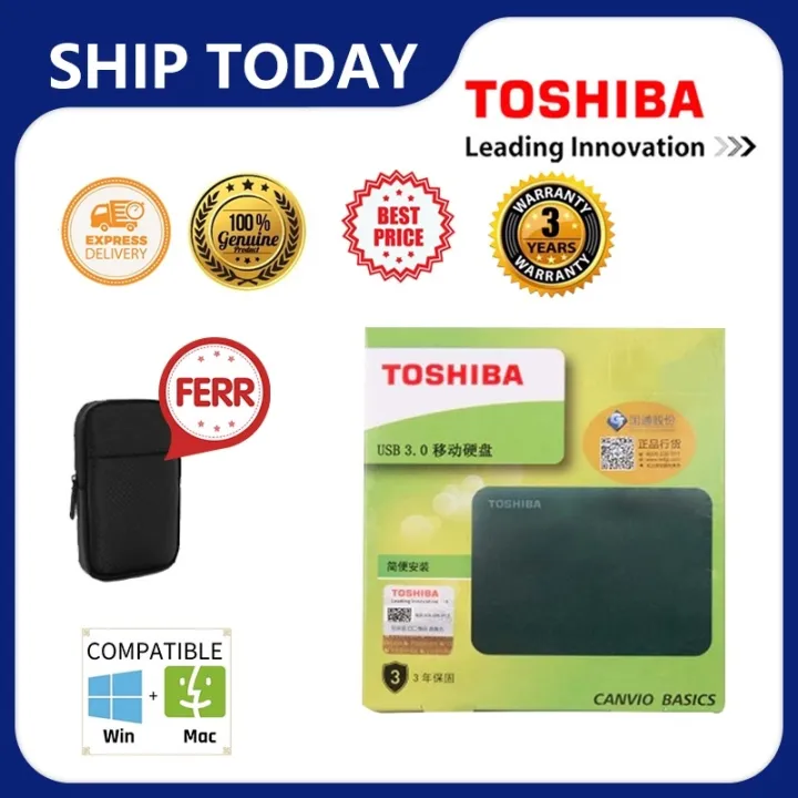 ♨ ゜ ゜ Toshiba Canvio Basics 1TB 2TB Portable USB 3.0 External Hard Disk Drive | Lazada PH