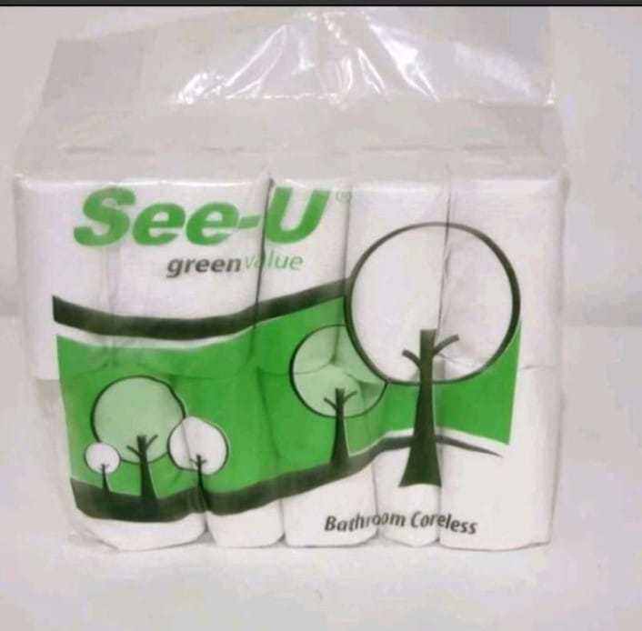 Tissue Tisu See-U See U Coreless Bathroom Gulung Isi 10 Roll 2ply ...