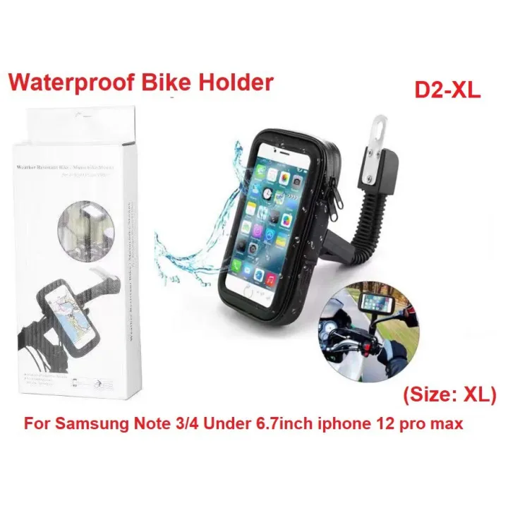 Waterproof Motorbike Phone Holder Motorcycle Cellphone Mount For Motor ...