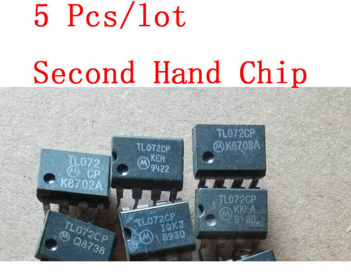 5 Pcs/lot Second Hand TL072CP TL072C ACP Dual Op Amp Inline DIP | Lazada PH
