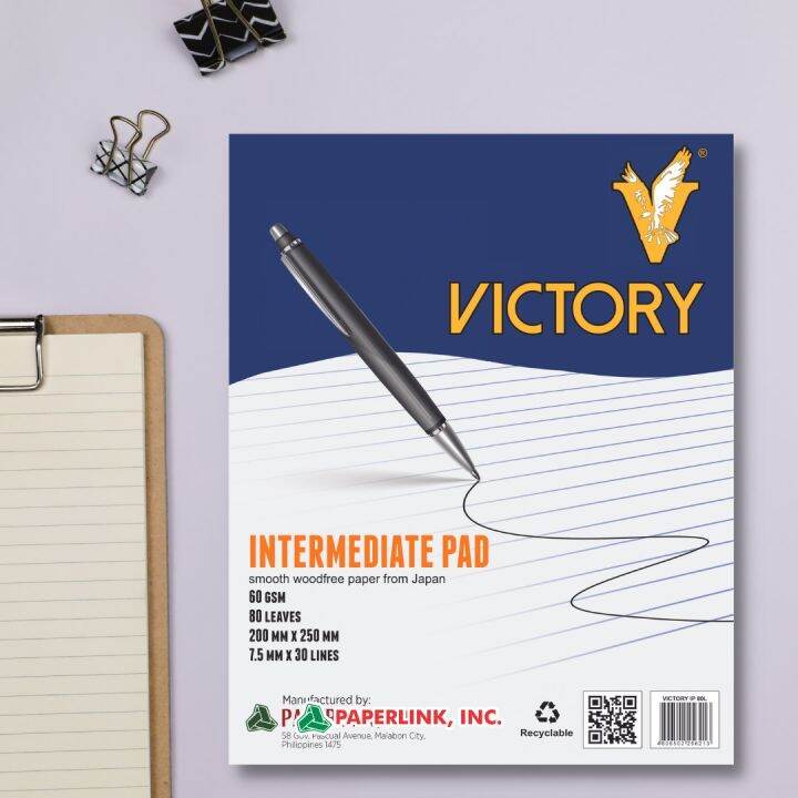 Victory Intermediate Pad 80 lvs (Sold per pad) | Lazada PH