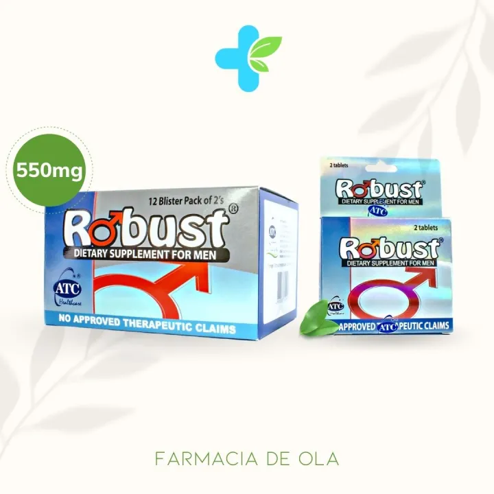 Robust Dietary Supplement for Men 2 Tablets | For More Energy and ...