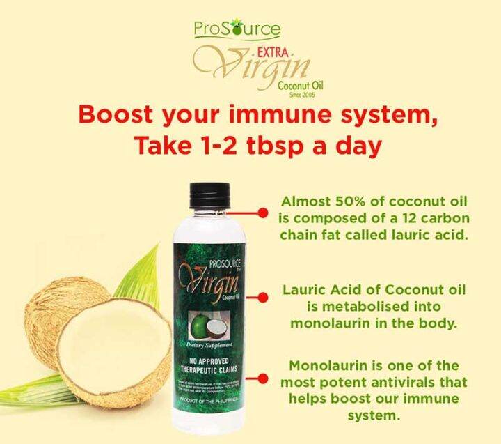 Prosource Extra Virgin Coconut Oil 250ml | Lazada PH