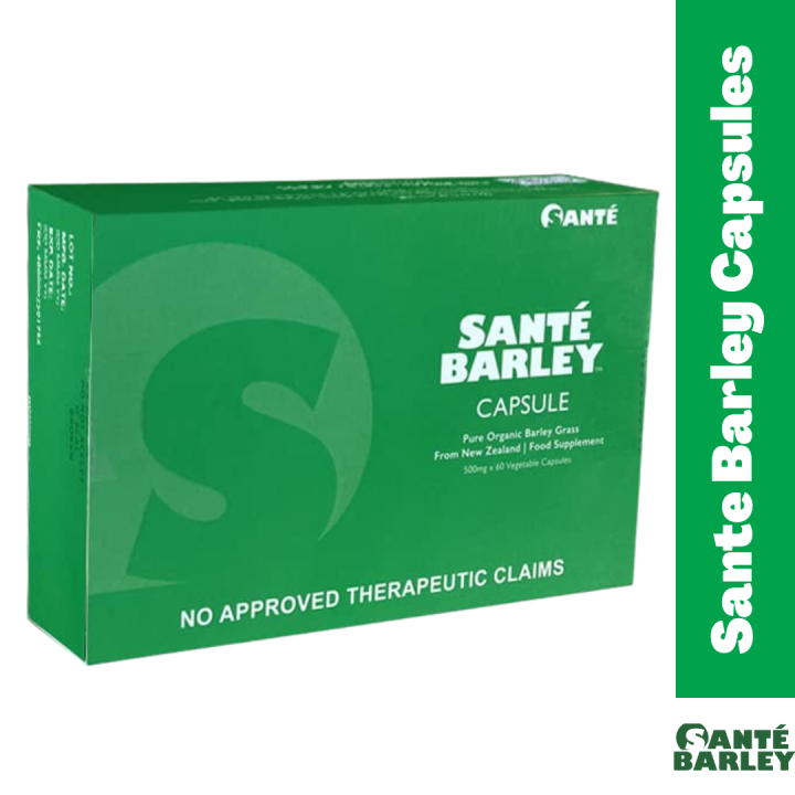 Sante Barley Capsules 500mg x 60 Capsules [ 1 Box ] | Lazada PH