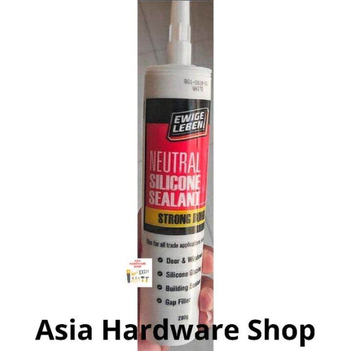 Lem Kaca Sealant Lem Silicone EWIGE NETRAL Lem Kaca Keramik Besi ...