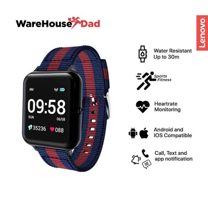 Lenovo S2 Color Screen Smart Watch Black (Smartwatch) | Lazada PH