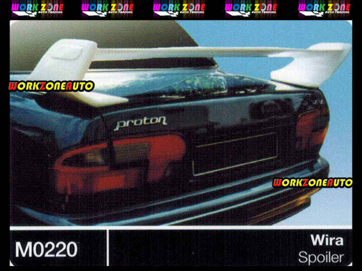 M0220 Proton Wira Saloon & Universal 55 Inches Fiber Spoiler Body kit ...