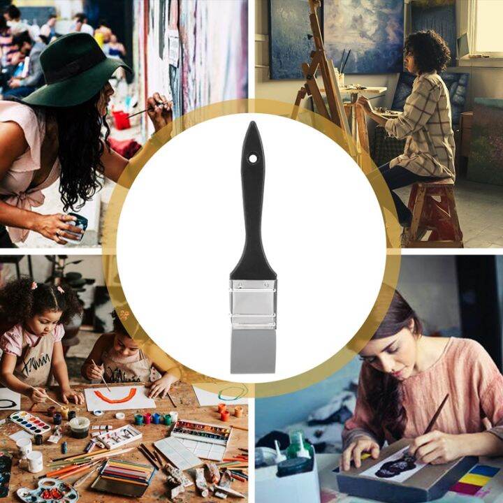 Silicone Color Shaper Brush Wide Firm Flat Silicone Paint Brush ...