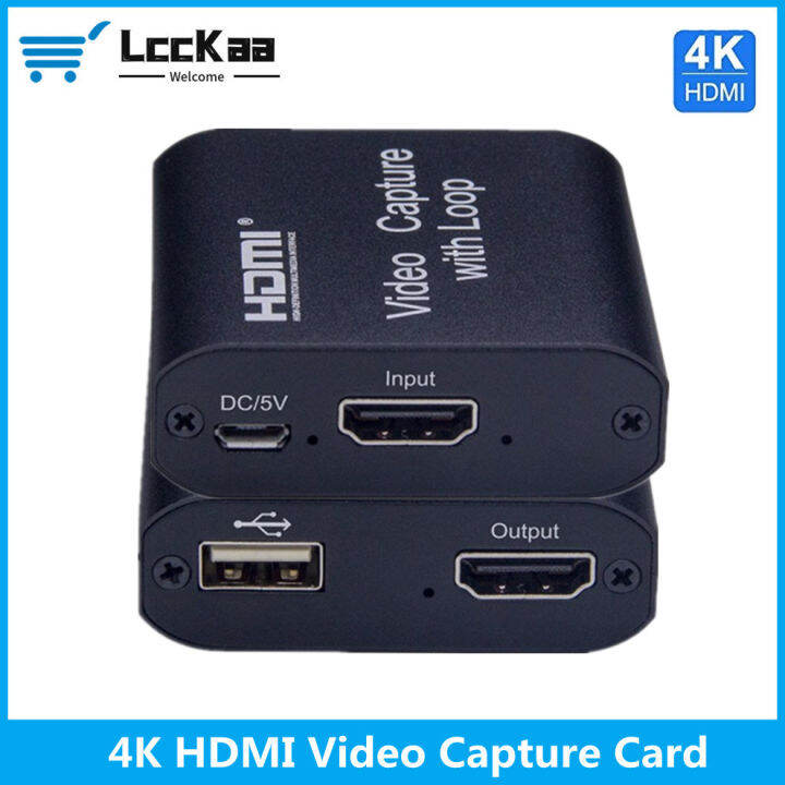 LccKaa 4K Loop HDMI Capture Card Placa de Video Recording Plate Live ...
