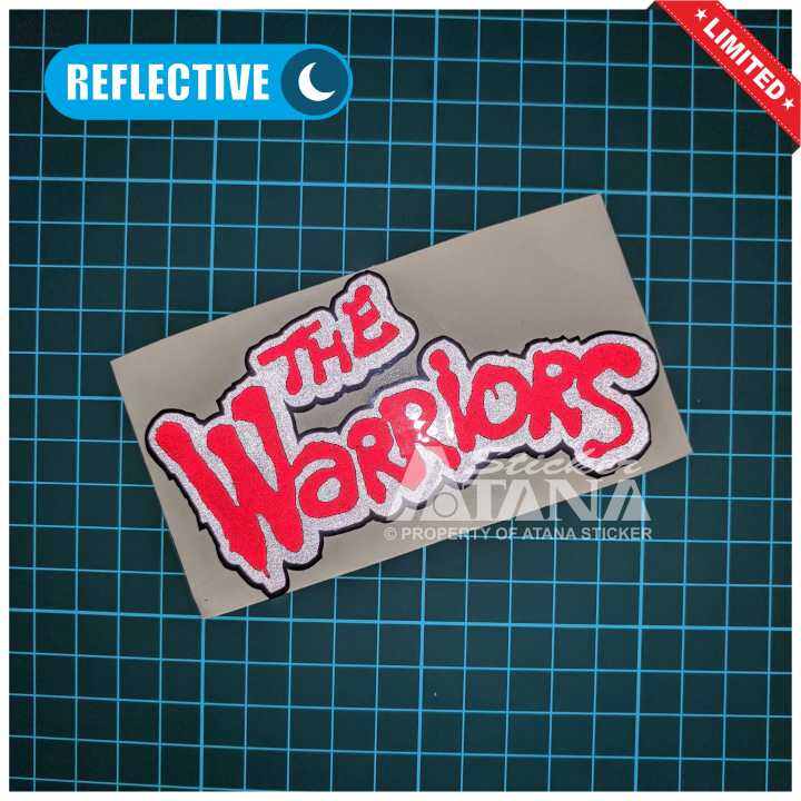 Stiker Cutting The Warriors Sticker Emblem Moge Aksesoris Logo Decal ...