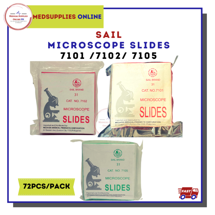 Microscope Glass Slides Plain 7101 (ground), 7102 (unground) or 7105 ...