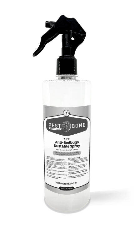 Pest Gone Bedbugs and Dust Mites Anti-Surot Spray Solution 500 ml ...