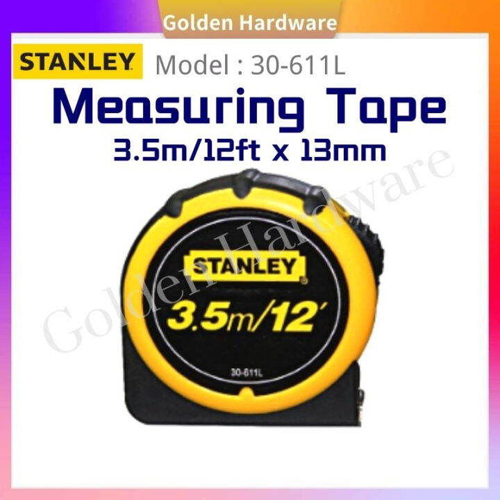 STANLEY 3.5m/12ft x 13mm (30-611L) Measuring Tape | Lazada