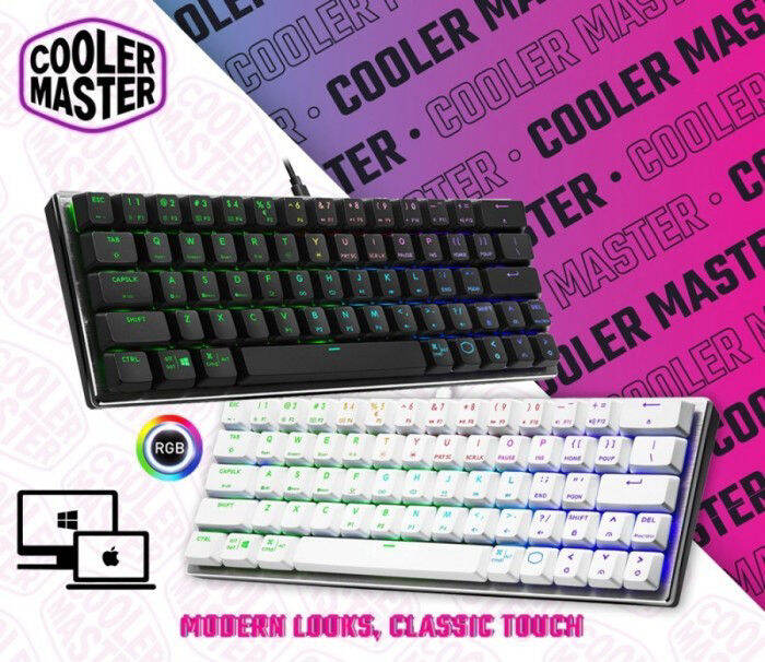 KEYBOARD Cooler Master SK620 / SK-620 Low Profile Gaming | Lazada Indonesia