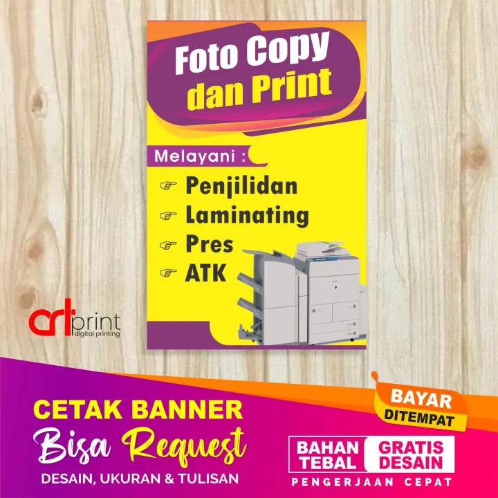 Cetak Spanduk Banner fotocopy & print Bisa Request Custom | Lazada ...
