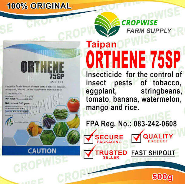 Orthene 75SP Insecticide 500g (Taipan Brand Farm) | Lazada PH