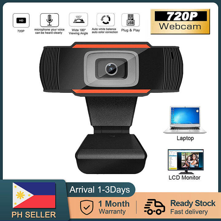 【Local Delivery】USB Webcam Full HD 1080P/720p Megapixels Webcam 90 ...