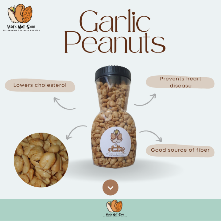 Garlic Peanuts (350 GRAMS in JAR) | Lazada PH
