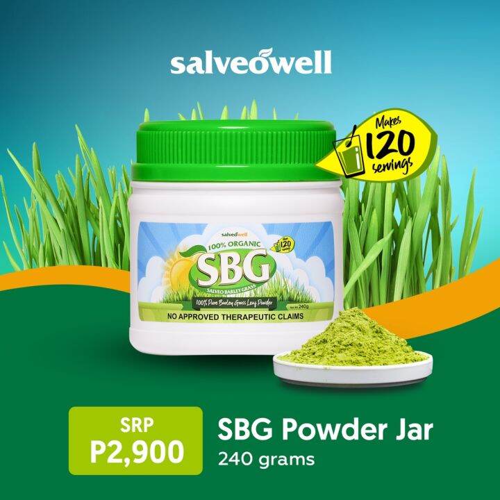Salveo Barley Grass 100% Pure Barley Grass Leaf Powdered | Lazada PH
