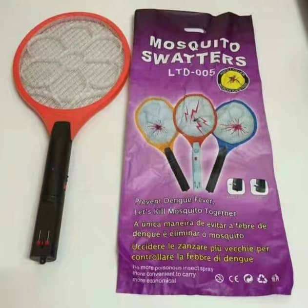 lectric Mosquito Swatter Racket Rechargeable Insect Fly Pest Bug ...