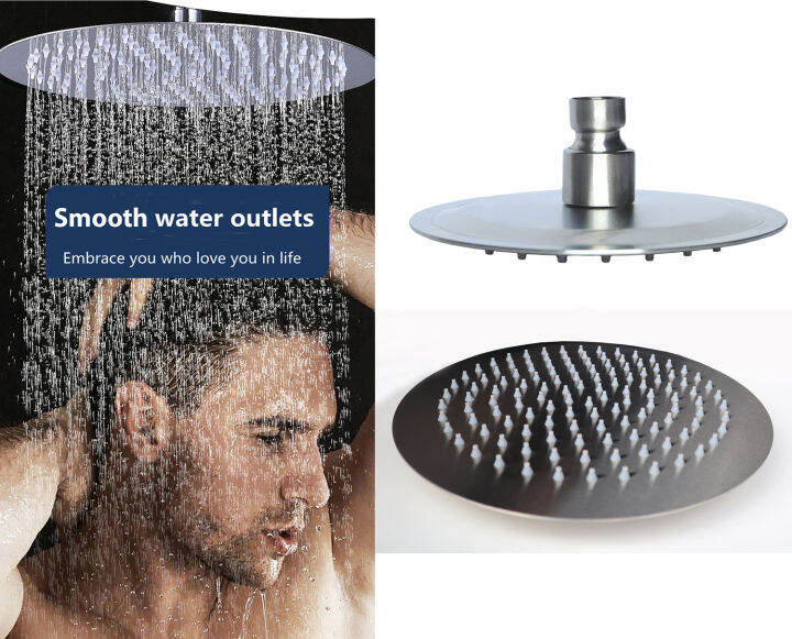 Shower Head Stainless Steel Round Shower Head SUS304 Material 6 to 10 ...