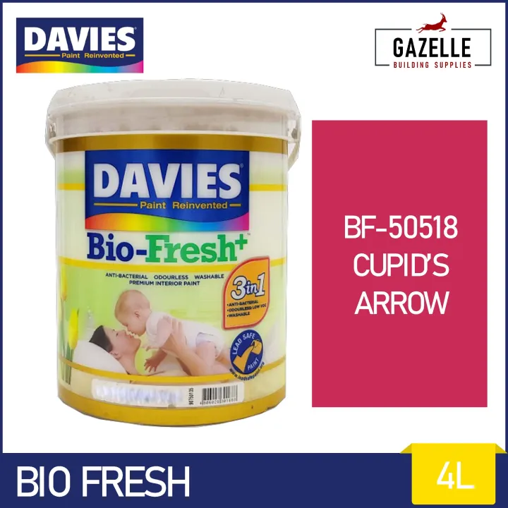 Davies Bio Fresh Anti-Bacterial , Odorless and Washable Paint Cupid's ...