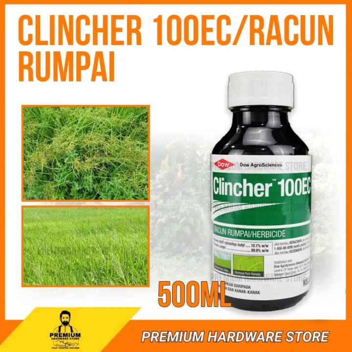 DOW Clincher 100EC 500ML Cyhalofop-Butyl 10.1% Herbicide (Same As Halop ...