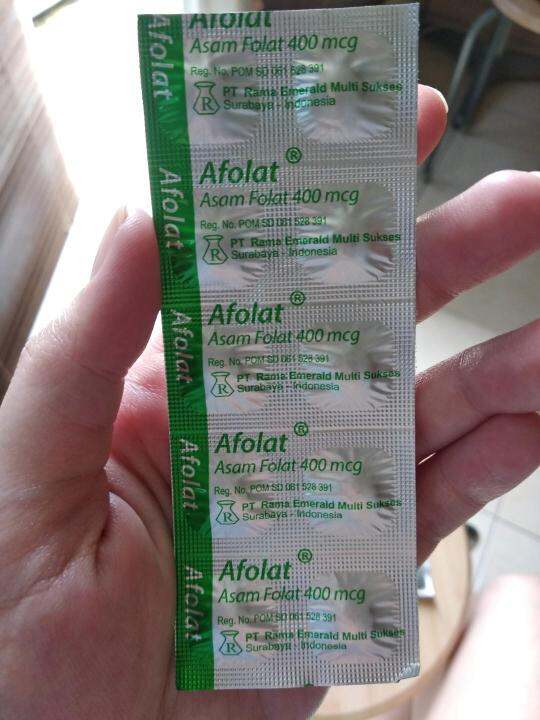 AFOLAT 400MCG TABLET (BOX) | Lazada Indonesia