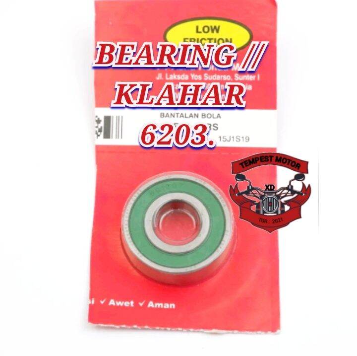 BEARING 6203 BERING KELAHAR ALL 6203 LAHER KLAHAR 6203 | Lazada Indonesia