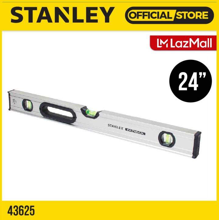 STANLEY 43625 FATMAX EXTREME 24" MAGNETIC BOX BEAM LEVEL 3 VIALS [ 43 ...