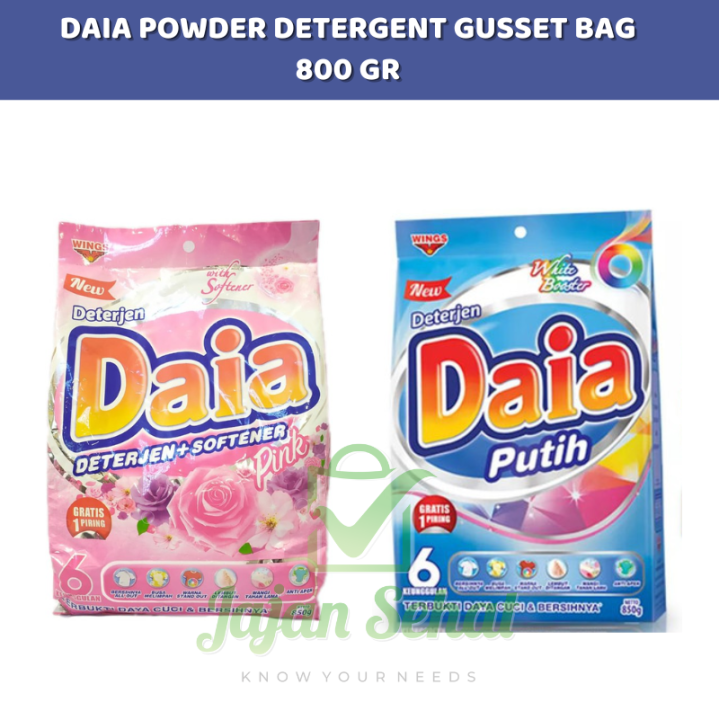 Daia Powder Detergent Gusset Bag 800gr | Lazada Indonesia