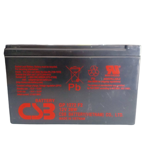 CSB BATTERY GP 1272 F2 (12V 7.2AH) ใช้สำรองไฟฟ้าหรือ UPS ทุกรุ่น ของใหม่แท้100% รับประกันสินค้า ...