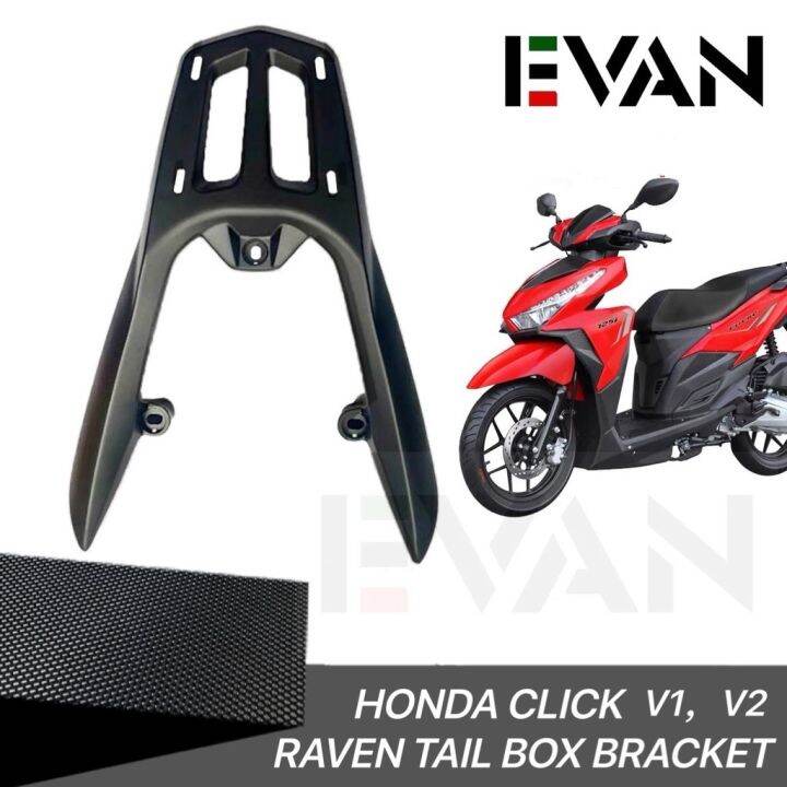 Honda Click V1，V2 Raven Bracket Tail Box Bracket Top Box Bracket Honda ...