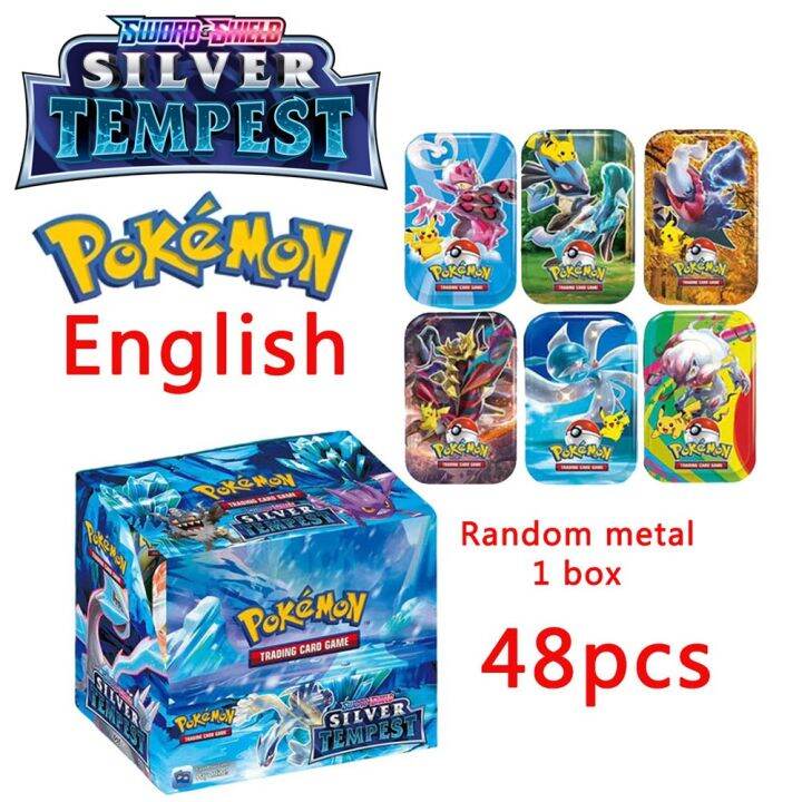 Lost Origin Pokemon Cards Iron Box 48 Card Battle Game Hobby ...