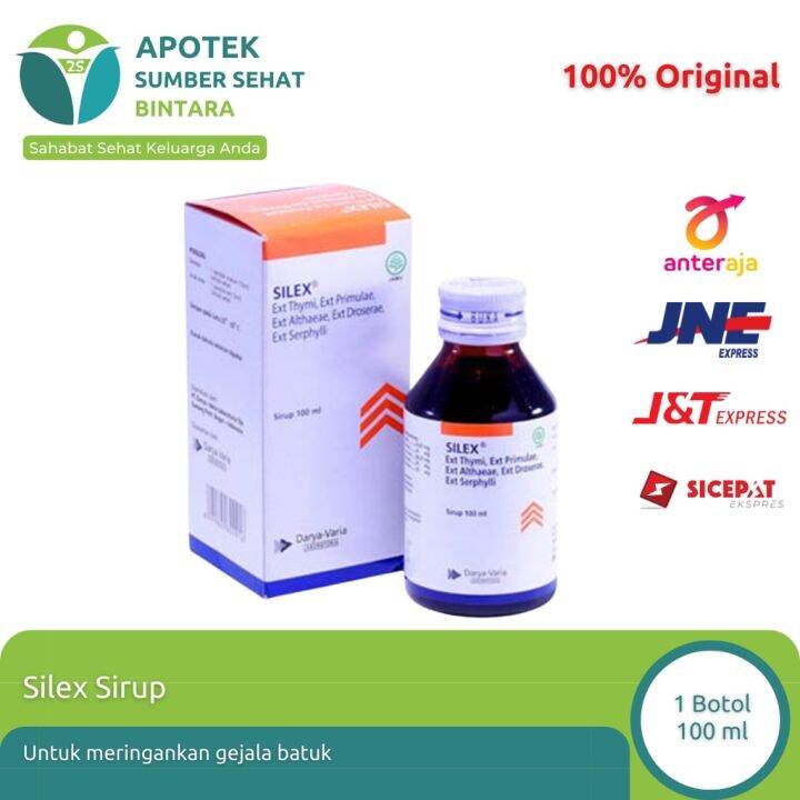 Silex Sirup Obat Batuk Herbal Ibu Hamil dan Menyusui 100 ml | Lazada ...
