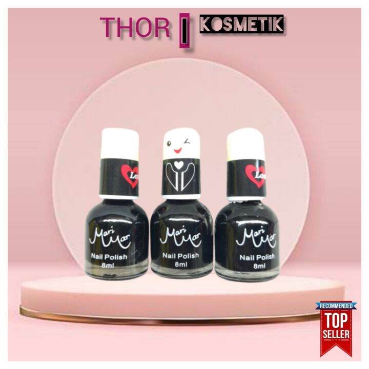 ECERAN Kutek MARIMAR 8ML NO.13 HITAM - NO.1 BENING, Color NO 13 HITAM ...