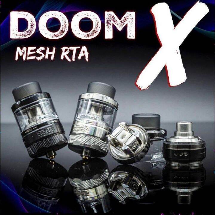 Damn Vape Doom X Mesh RTA Atomizer 8ml (26mm) | Lazada PH