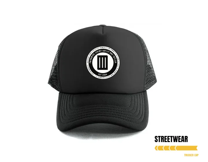 Branded Trucker High Quality Mesh Net Cap Adjustable Hat - PARAMORE ...