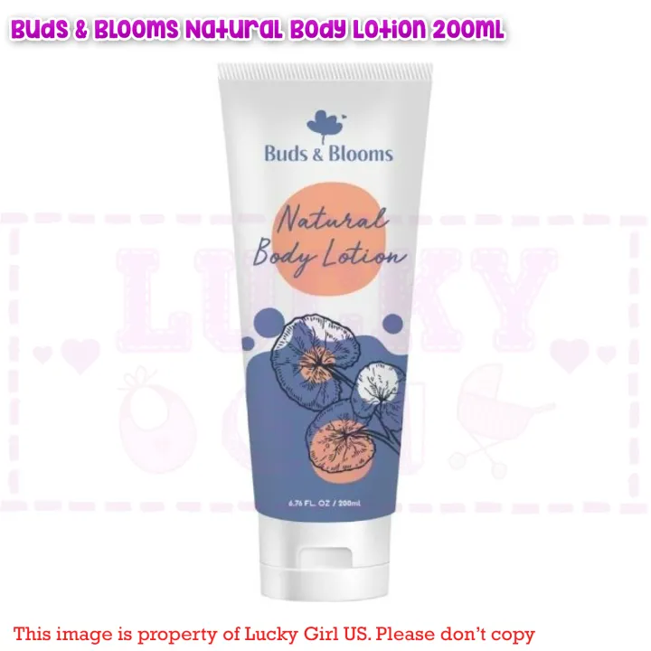 Buds & Blooms Maternity and Breastfeeding Safe Natural Body Lotion 200mL | Lazada PH