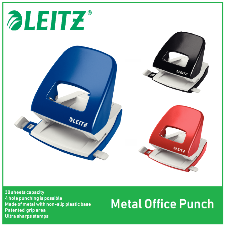LEITZ 5008 Metal Office Hole Puncher - MADE IN EUROPE | Lazada PH