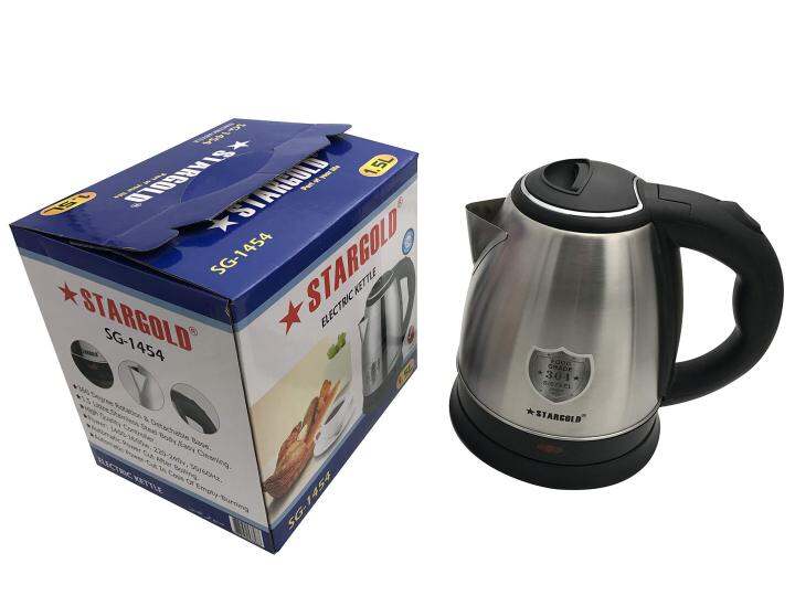 STARGOLD ELECTRIC KETTLE 1.5L / 2L (STARGOLD SG-1454/1458) stock Ready ...