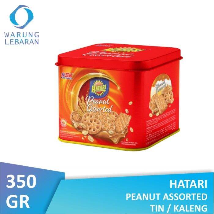 Hatari Peanut Assorted Tin 350 GR - Biskuit Kaleng Lebaran | Lazada ...