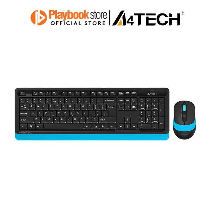 A4tech FG1010 Fstyler FGK10 FG10, 2.4G Power-Saving Wireless Keyboard and Mouse Combo Kit ...