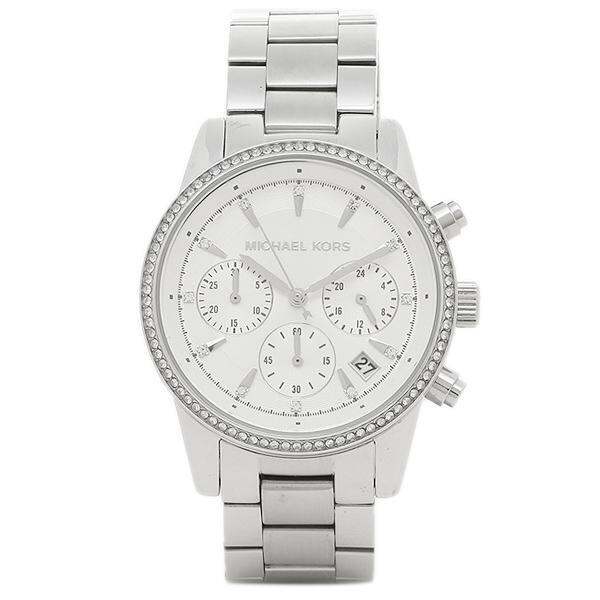 นาฬิกาผู้หญิง MICHAEL KORS Ritz Chronograph White Dial Ladies Watch ...