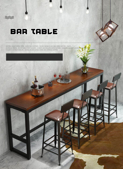 SG Ready Stocks Longines Mini Bar table Bar Stools Home Tall High Table ...