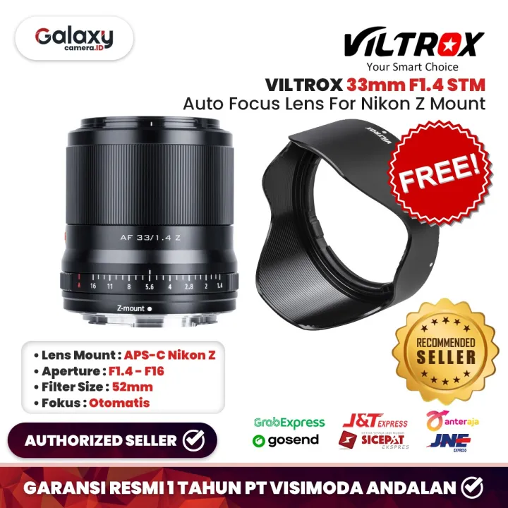 Lensa Viltrox 33mm F1 4 Stm Auto Focus For Nikon Z Mount Lazada Indonesia