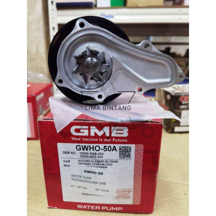 GMB WATER PUMP HONDA ACCORD SDA CIVIC SNA CRV SWA | Lazada
