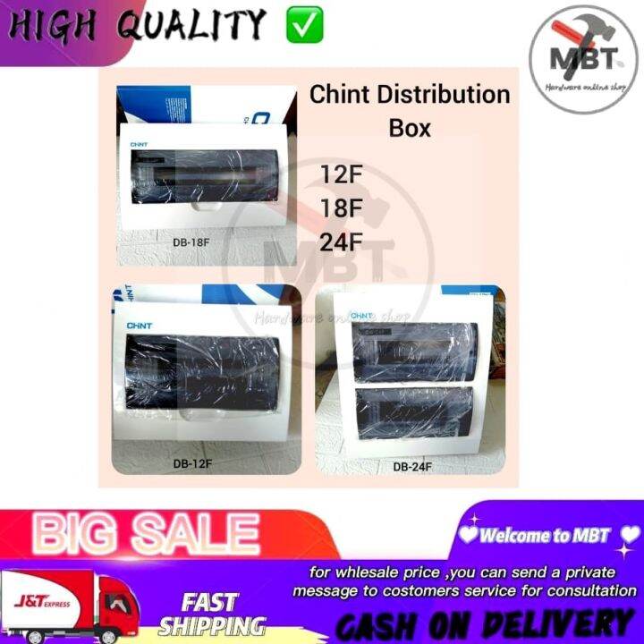 CHINT DISTRIBUTION BOX PANEL BOARD COMPLETE with BUSBAR GROUND NEUTRAL ...
