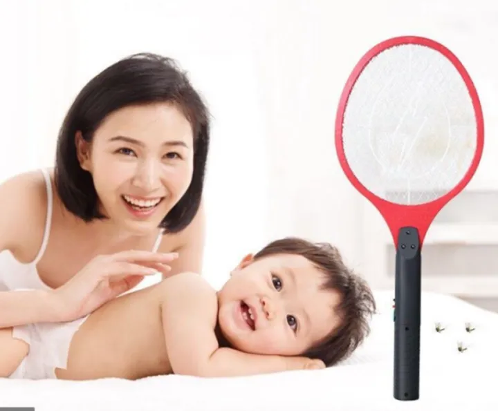 RECHARGEABLE MOSQUITO FLY SWATTER SAFETY MESH ELECTRONIC MOSQUITO ...